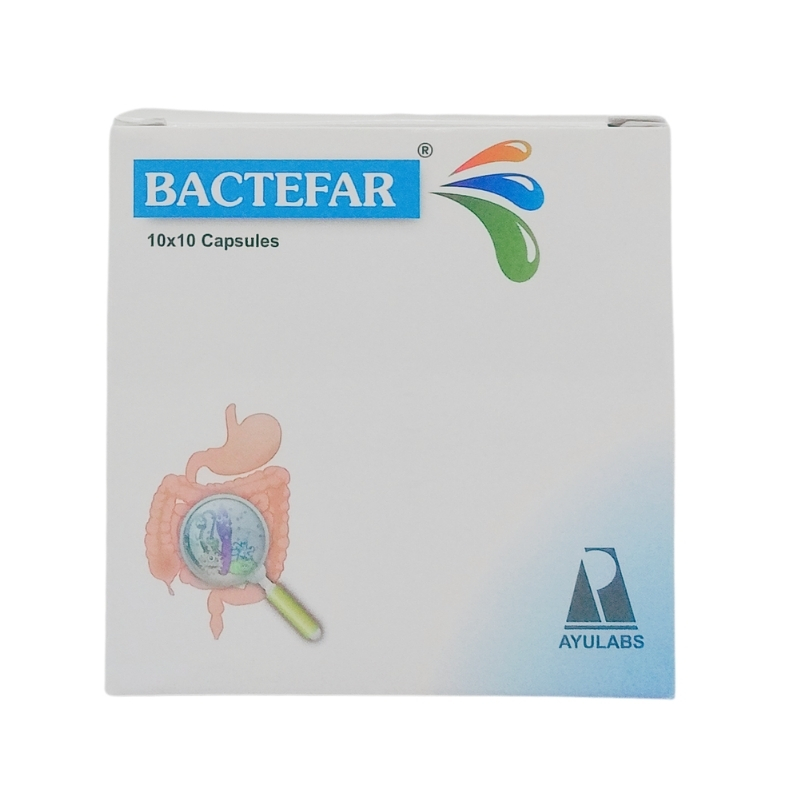 Bactefar (10Caps) – Ayulabs | Bactefar Capsule | Bactefar Capsule Uses