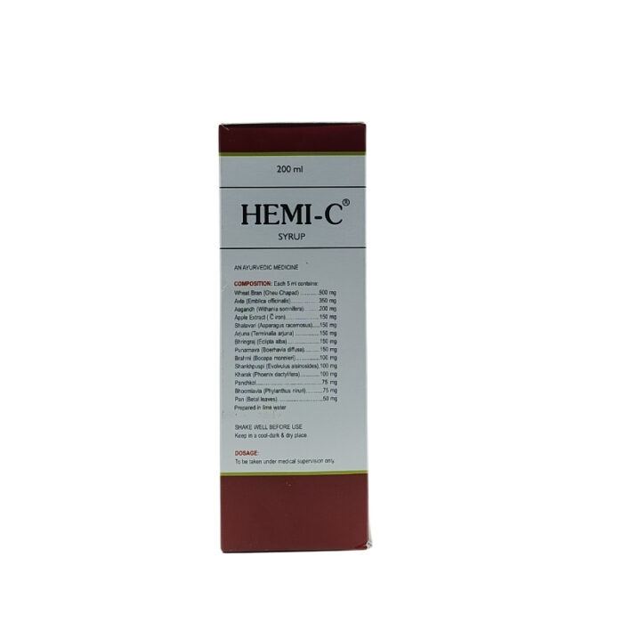 Hemi C Tablet (10Tabs) - Arya Aushadhi - AyurCentral Online