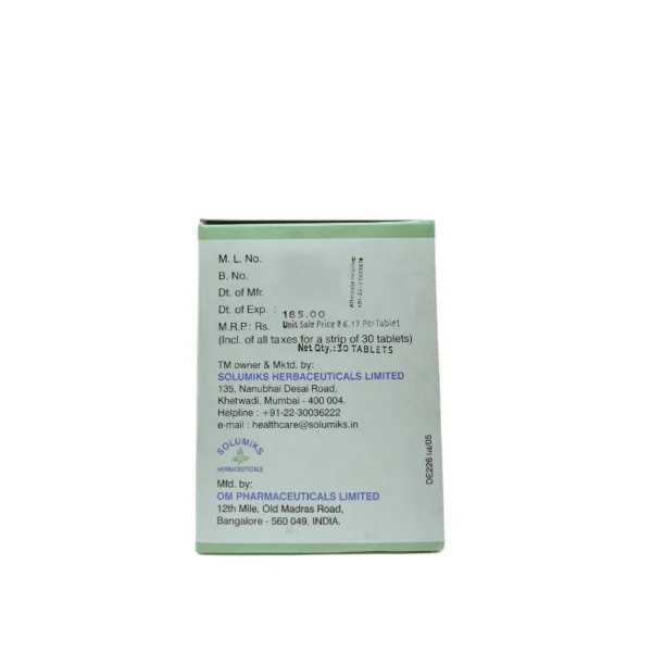 Nirocil Tablet (30Tabs) - Solumiks - AyurCentral Online