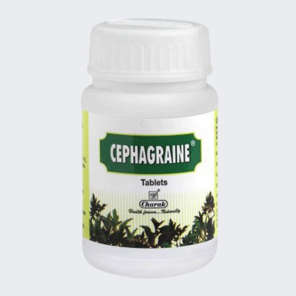 Cephagraine Tab (40Tabs) - Charak Pharma - AyurCentral Online