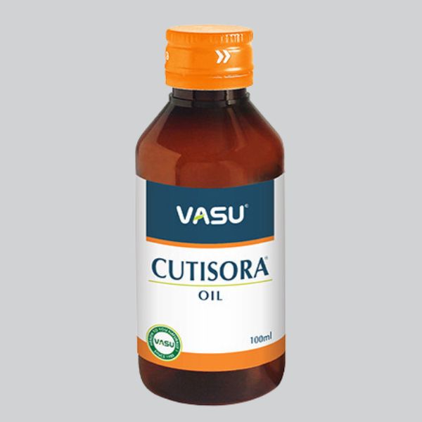 Cutisora Oil (100ml) - Vasu Pharma - AyurCentral Online