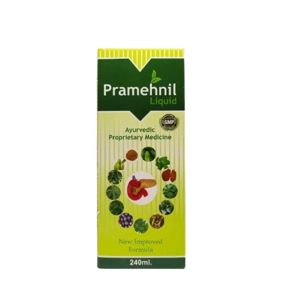 Pramehnil Liquid (240ml) - Shived Herbal - AyurCentral Online