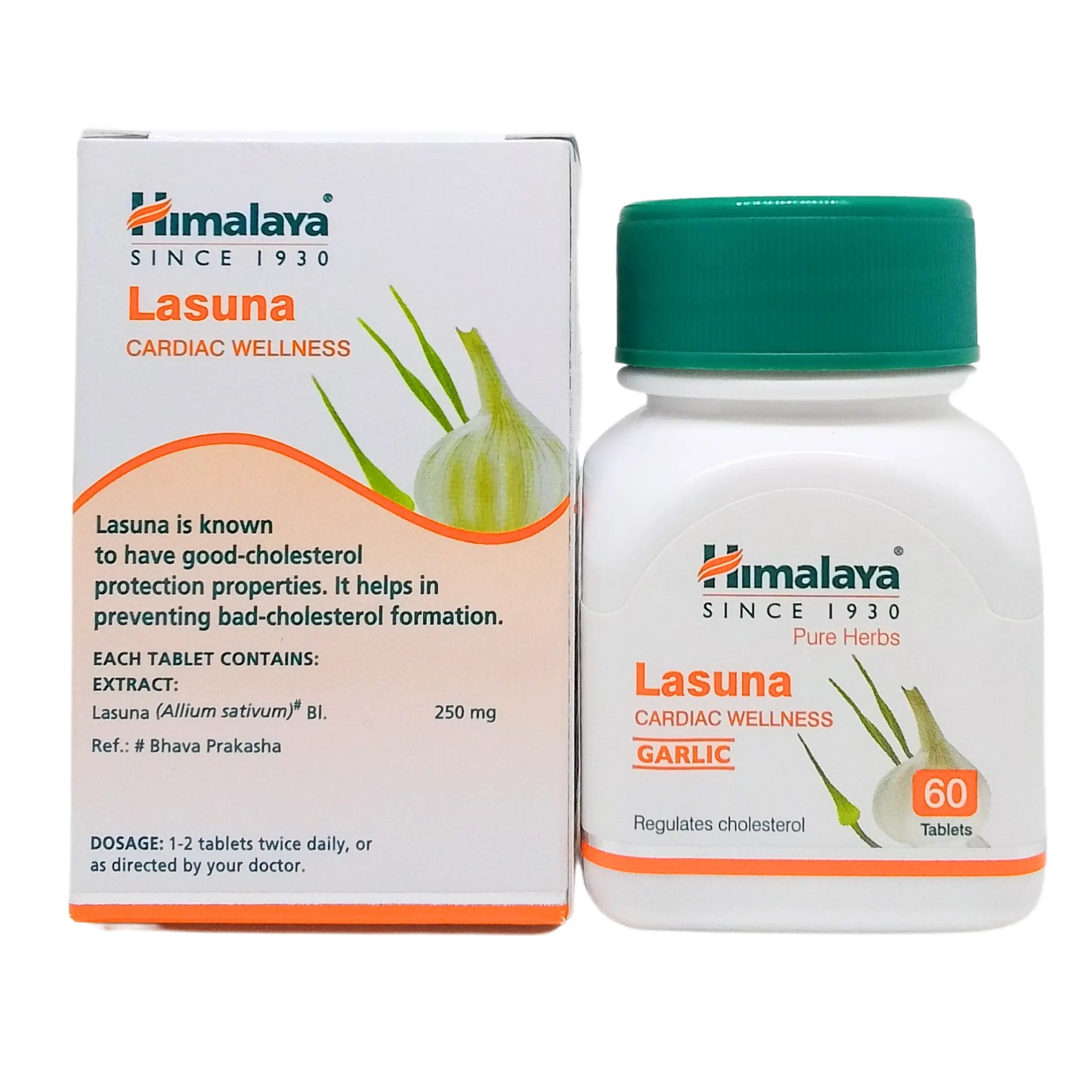 Buy Himalaya Lasuna Tablets - 60 Tabs for Health