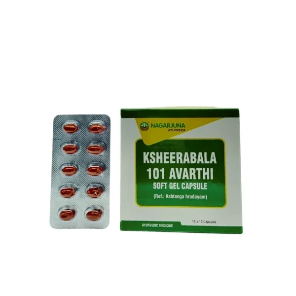 Ksheerabala 101 Avarthi Soft Gel Capsule (10Caps) - Nagarjuna ...