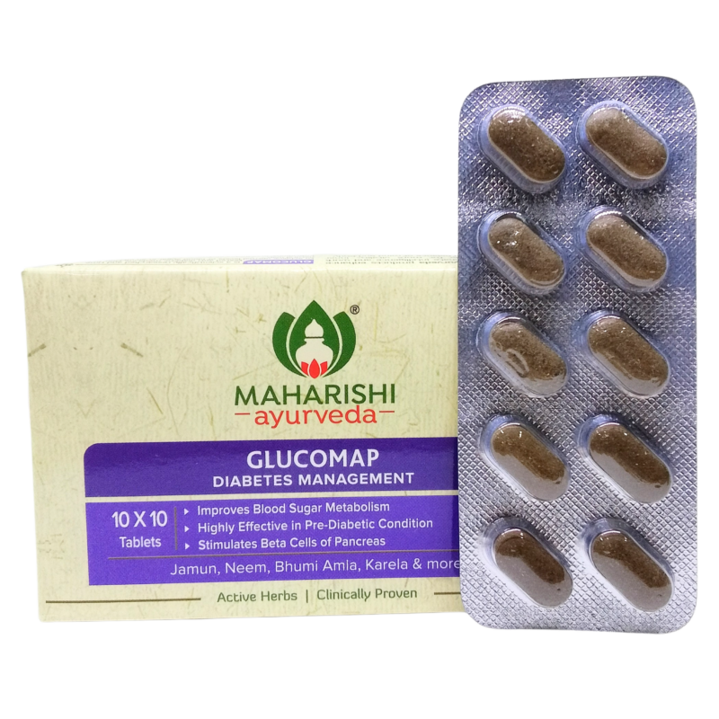Buy Glucomap Tablet | Maharishi Ayurveda at AyurCentral