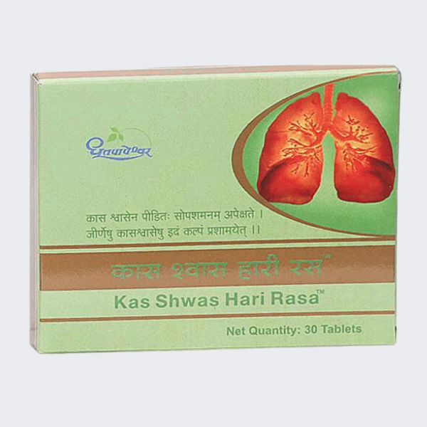 Kas Shwas Hari Rasa (30Tabs) - Dhootapapeshwar - AyurCentral Online