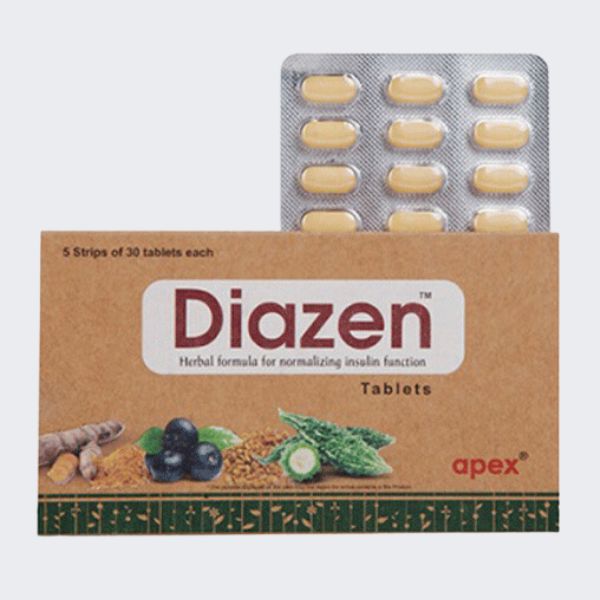 Diazen Tablet (30Tabs) - Green Milk Concepts - AyurCentral Online