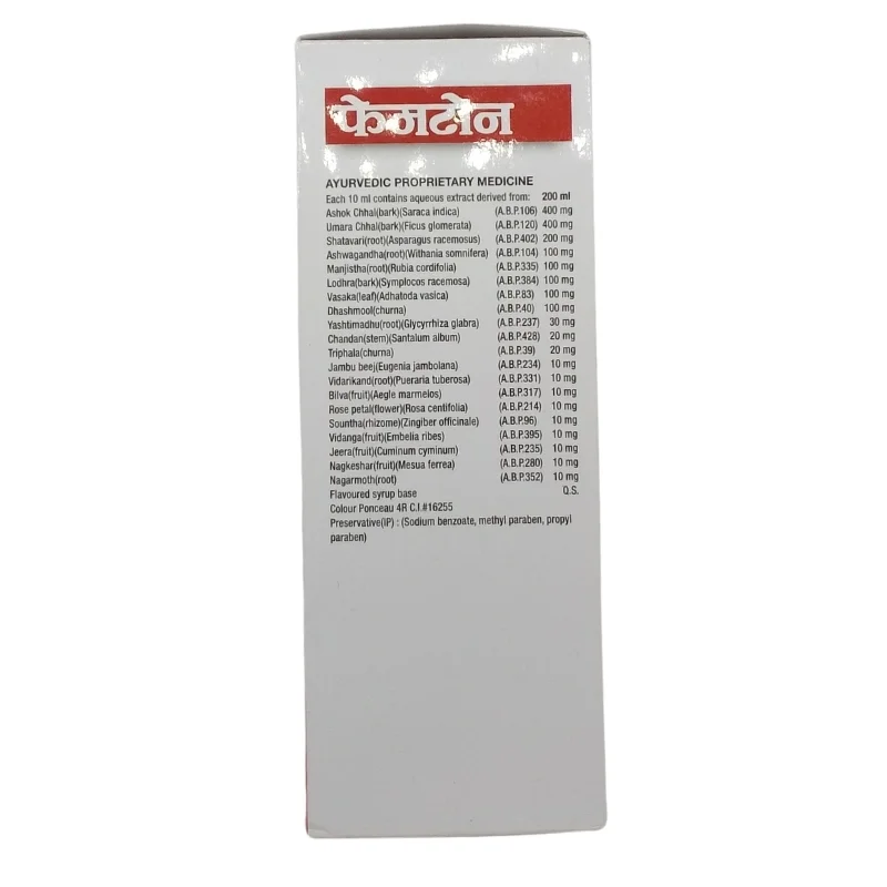 Buy Femton Syrup 200ml by Ayulabs - Shop Now!