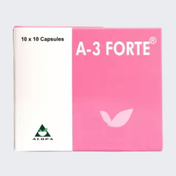 A3 Forte Capsule (10Caps) - Alopa Herbal - AyurCentral Online