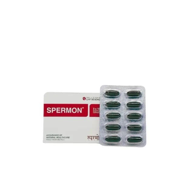 Spermon (10Caps) - Millenium Herbal - AyurCentral Online