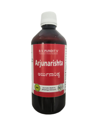 Arjunarishta (500ml) - B V Pandit - AyurCentral Online