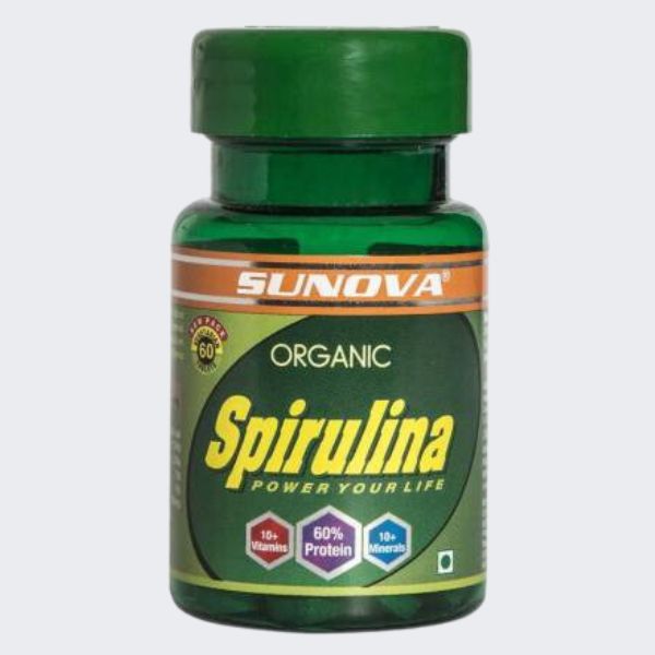 Sunova Spirulina Cap (60Caps) - AyurCentral Online