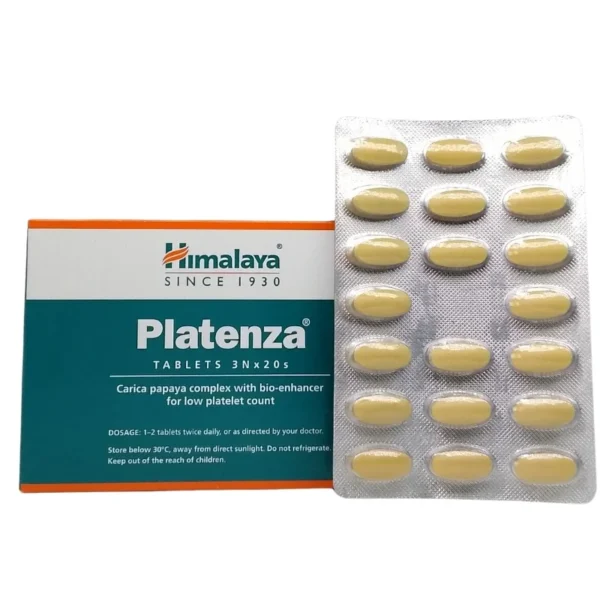 Platenza Tablet (20Tabs) - Himalaya - AyurCentral Online