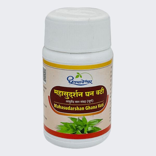 Maha Sudarshana Ghan Vati (50Tabs) - AyurCentral Online