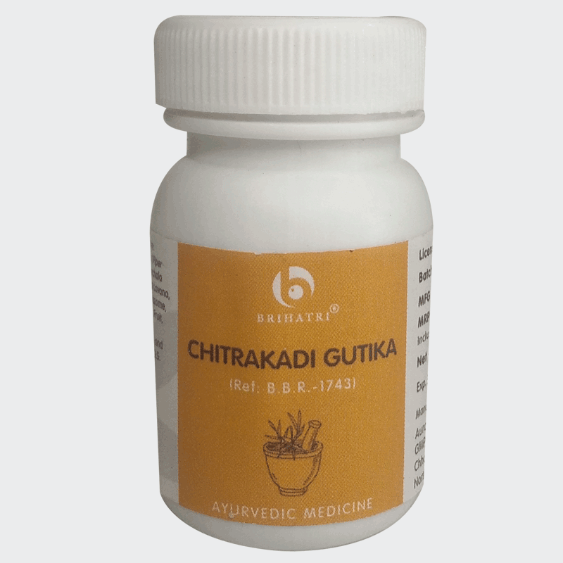 Chitrakadi Gutika (30Tabs) - Brihatri - AyurCentral Online