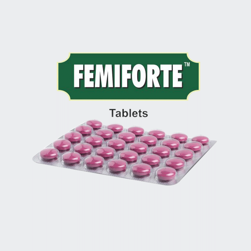 Femiforte Tab (30Tabs) - Charak Pharma - AyurCentral Online