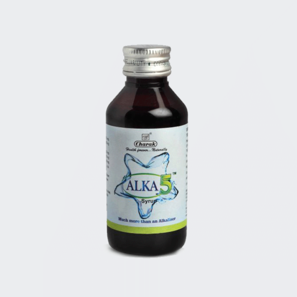 Alka-5 Syrup (100ml) - Charak Pharma - AyurCentral Online