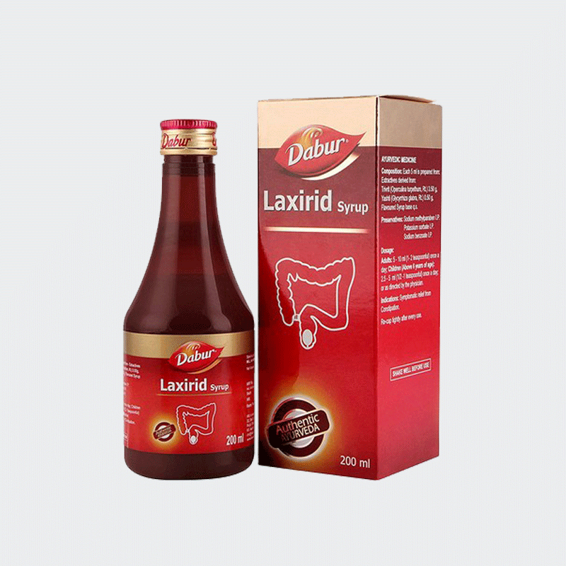 Laxirid Syrup (200ml) - Dabur - AyurCentral Online