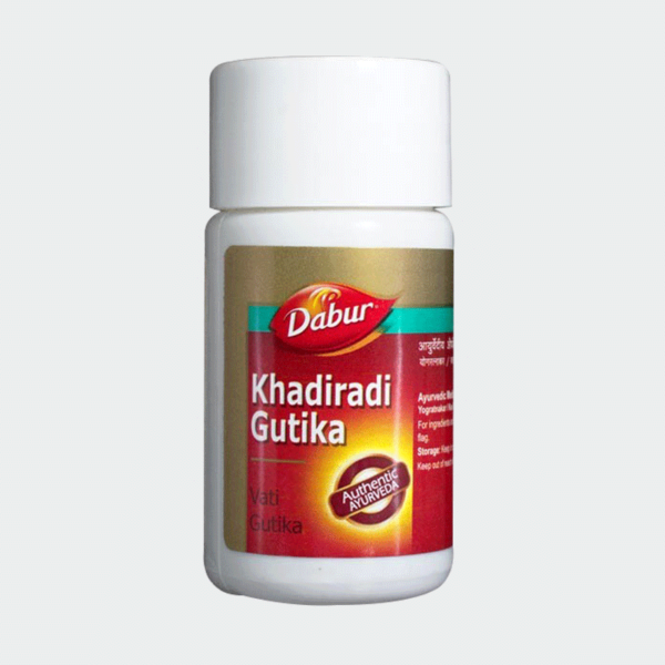 Khadiradi Gutika (40Tabs) - Dabur - AyurCentral Online