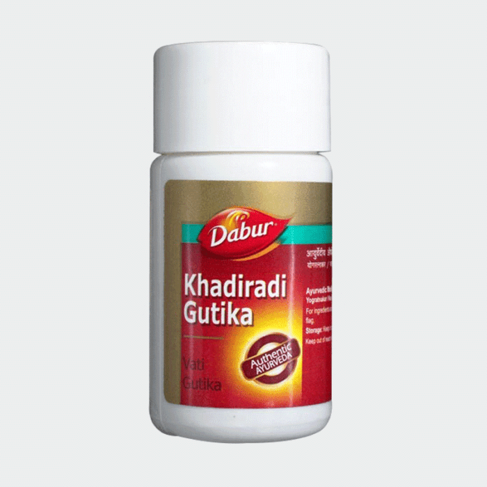 Khadiradi Gutika (40Tabs) - Dabur - AyurCentral Online