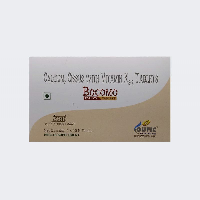 Bocomo Duo Tablet (15Tabs) - Gufic Biosciences - AyurCentral Online
