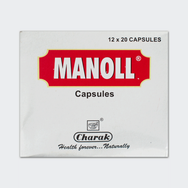 Manoll Capsules (20Caps) - Charak Pharma - AyurCentral Online