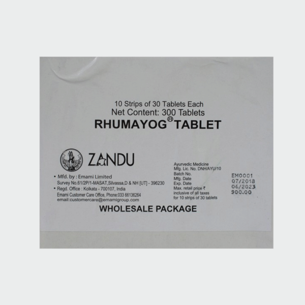 Rhumayog (30 Tab) - Zandu Pharma - AyurCentral Online