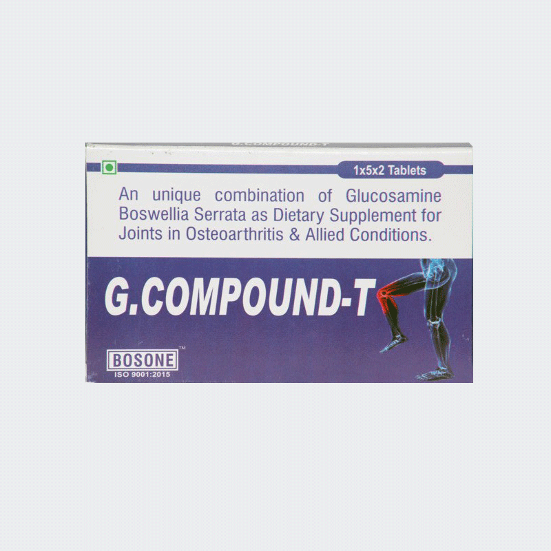 G. Compound T Tablet (10Tabs) - Bosone Pharma - AyurCentral Online