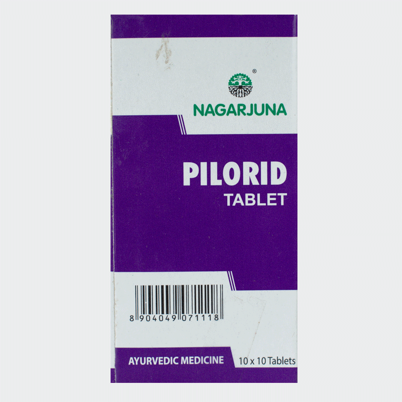Pilorid Tablet (10 Caps) by Nagarjuna - AyurCentral Online