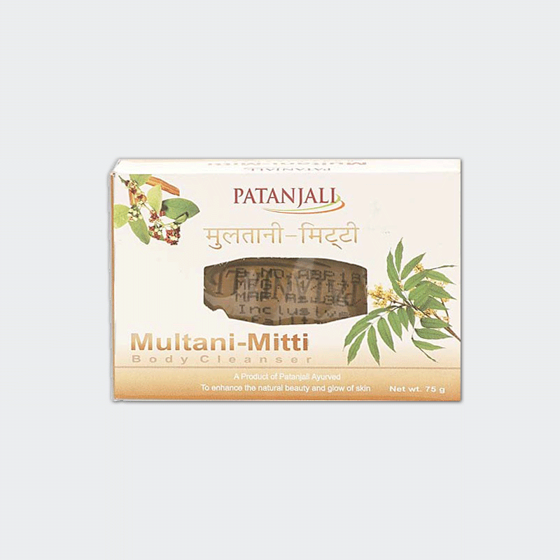 Multani Matti Soap (75Gm) - Patanjali Ayurveda - AyurCentral Online