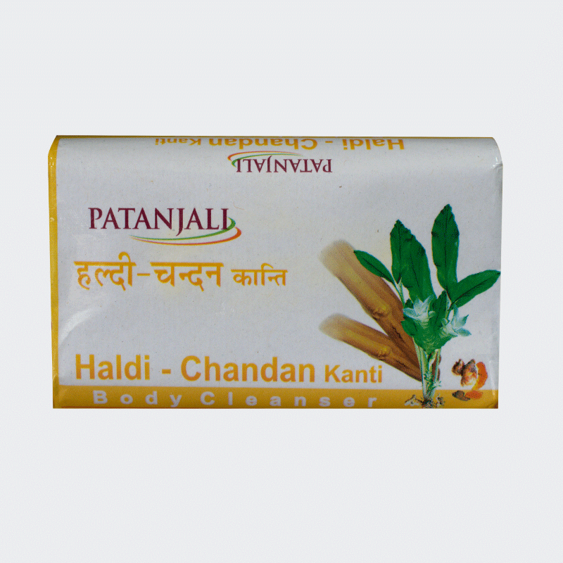 Haldi Chandan Soap (150Gm) - Patanjali Ayurveda - AyurCentral Online