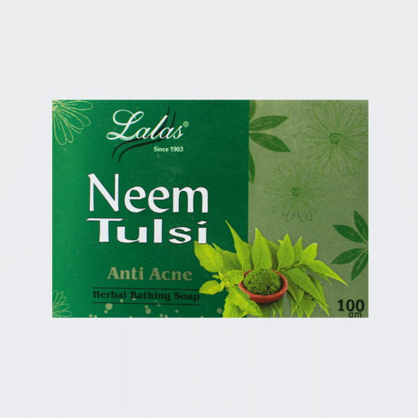 Neem Tulsi Soap (100Gm) - Lala Dawasaz - AyurCentral Online