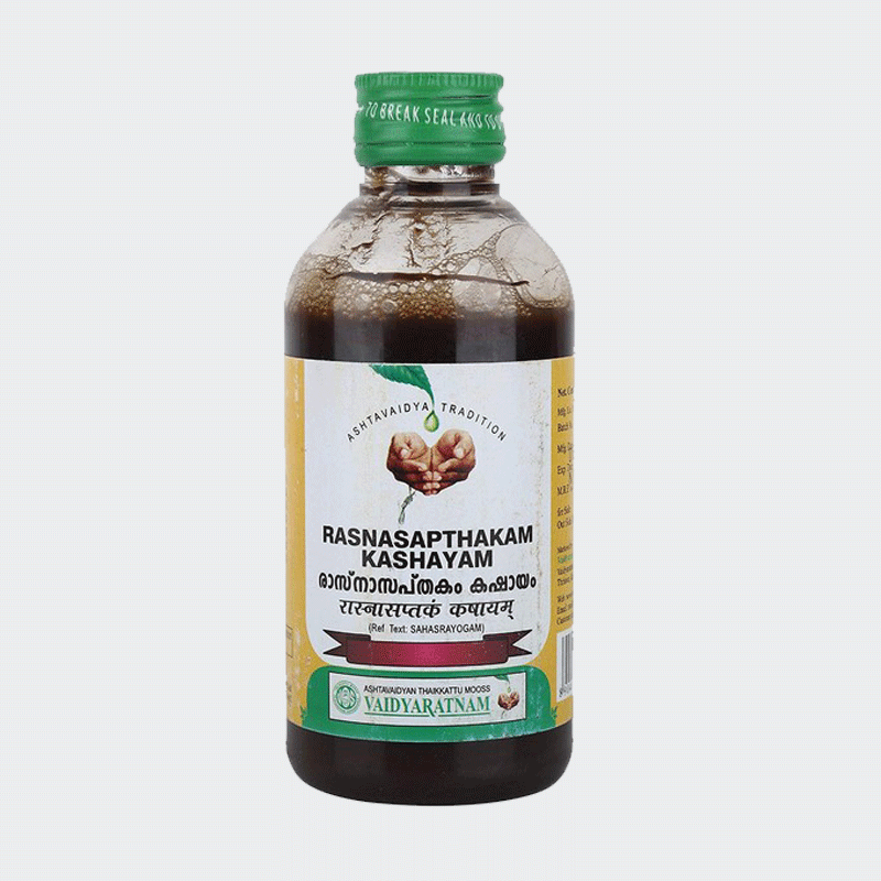 Rasnasaptakam Kashayam (200ml) - Vaidyaratnam - AyurCentral Online