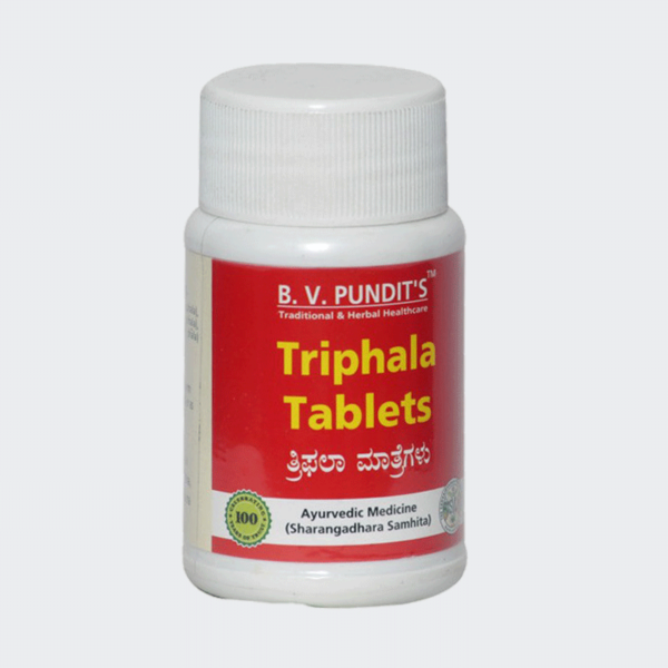Triphala Tablet - B.V.Pundit's - AyurCentral Online