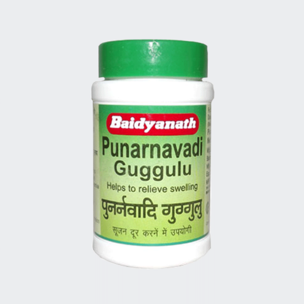Punarnavadi Guggulu (80Tabs) - Baidyanath - AyurCentral Online