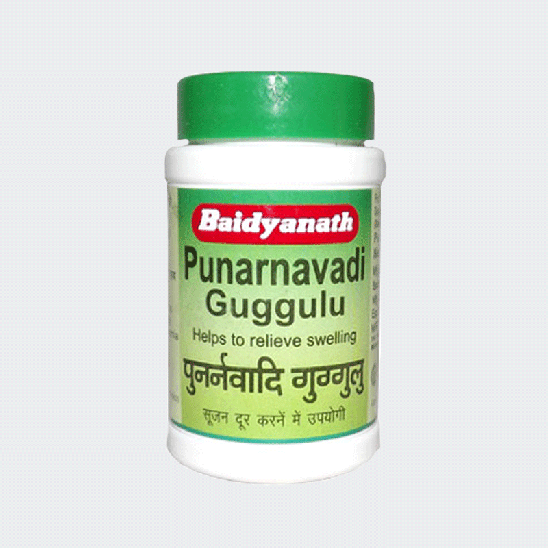 Punarnavadi Guggulu (80Tabs) - Baidyanath - AyurCentral Online