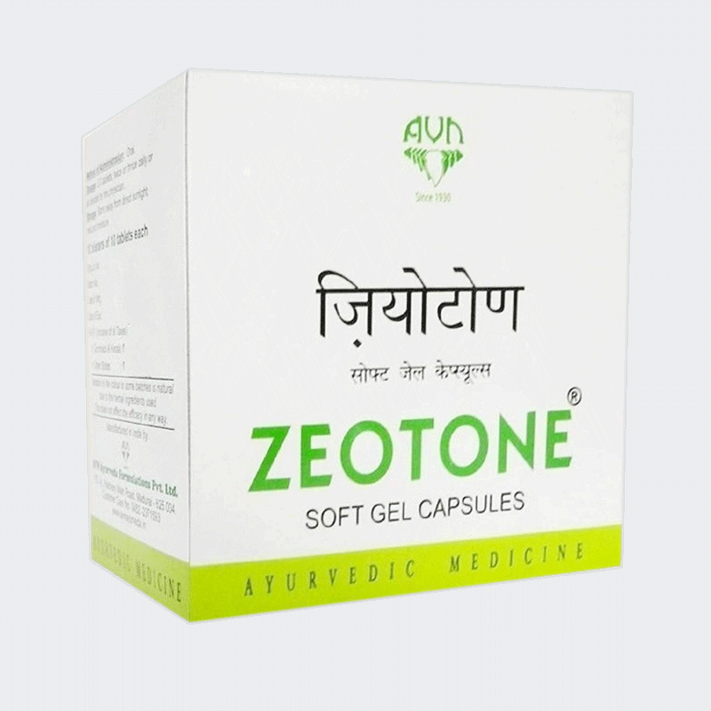 Zeotone Soft Gel Capsule (10Caps) - Avn Ayurveda - AyurCentral Online