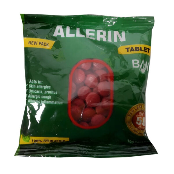 Allerin Tablet (100Tabs) - Ban Labs - AyurCentral Online