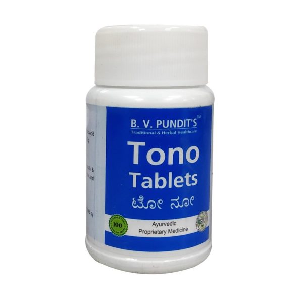 Tono Tablet (50Tabs) - B.V.Pundit's - AyurCentral Online