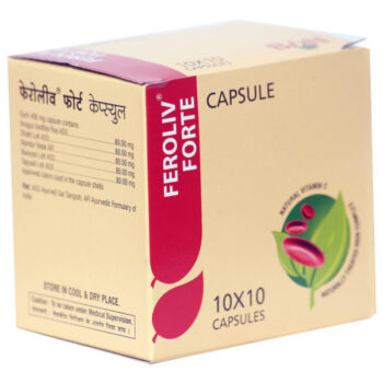 Feroliv Forte Cap (10Tabs) - Ban Labs - AyurCentral Online