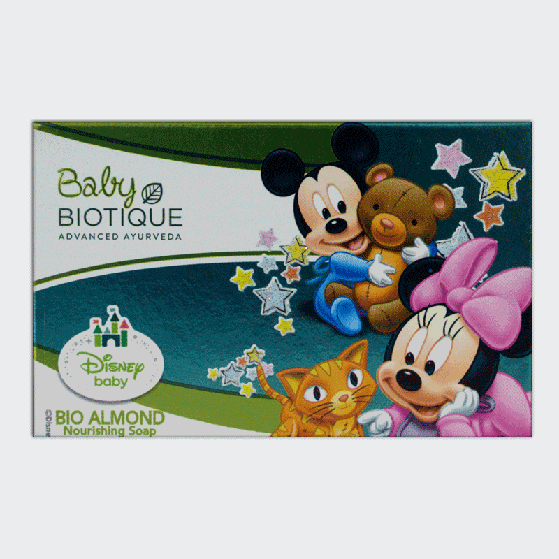 Baby Almond Mickey Soap (75Gm) - Biotique - AyurCentral Online
