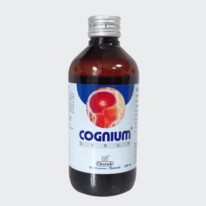 Cognium Syrup (200ml) - Charak Pharma - Ayurcentral Online