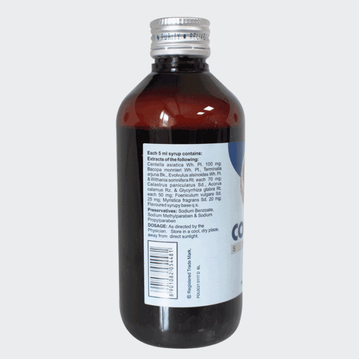 Cognium Syrup (200ml) – Charak Pharma - Ayurcentral Online