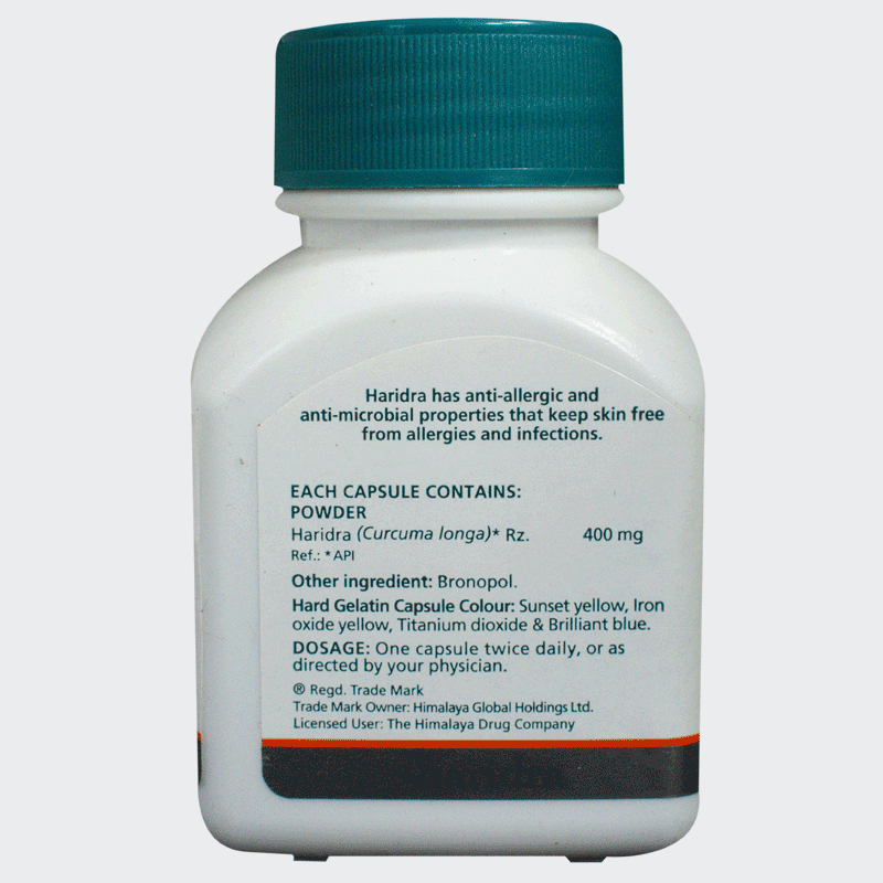 Shop Haridra Capsule 60Caps - Himalaya Quality
