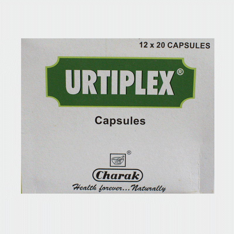 Urtiplex Capsule (20Caps) - Charak Pharma - AyurCentral Online