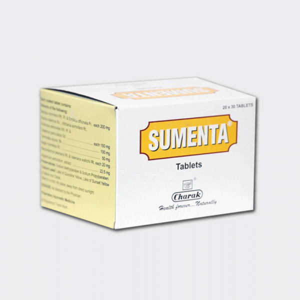Sumenta Tablet (30Tabs) - Charak Pharma - AyurCentral Online