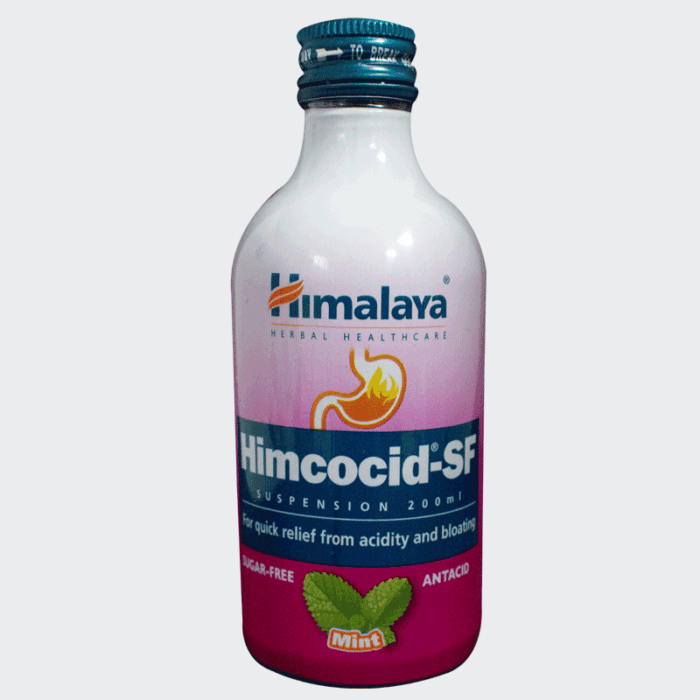 Himcocid Syrup - Mint (200ml) - Himalaya - AyurCentral Online