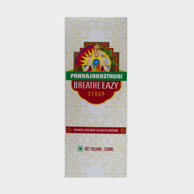 Breathe Eazy Syrup (200ml) - Pankaja Kasthuri Herbals - AyurCentral Online