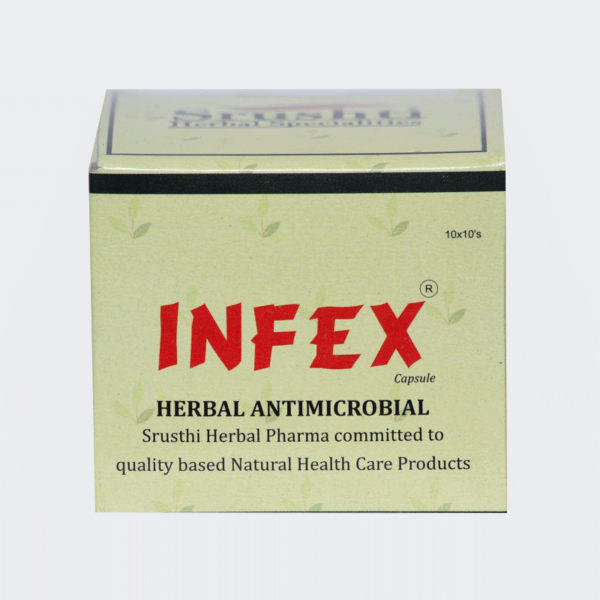 Infex Herbal Antimicrobial Capsule -10% OFF - Lowest Price in India
