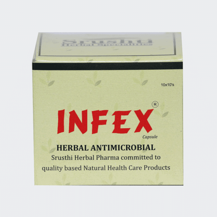 Infex Herbal Antimicrobial Capsule -10% OFF - Lowest Price in India